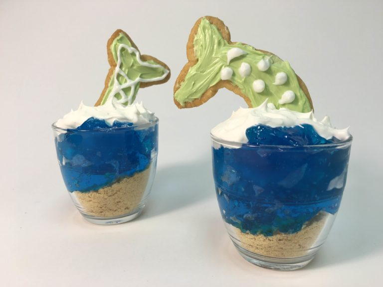 Mysterious Mermaid Fin Gelatin Recipe | TheBestDessertRecipes.com