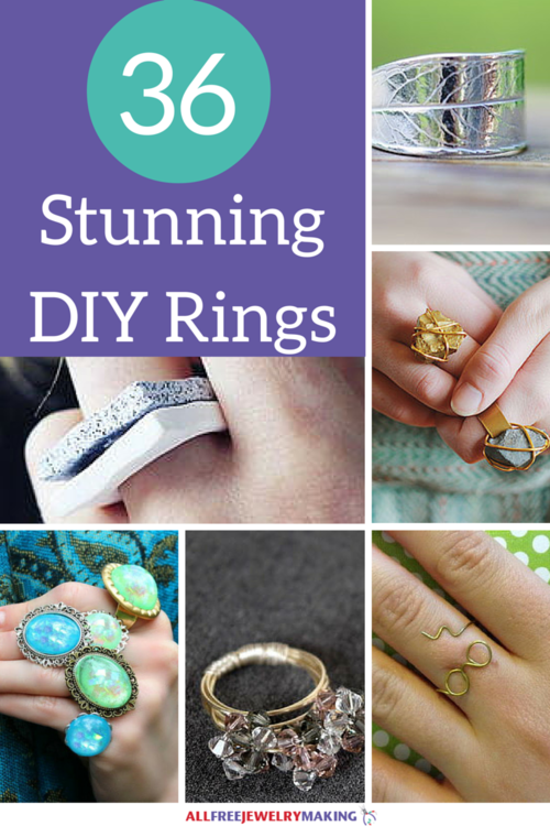 36 Stunning DIY Ring Patterns | AllFreeJewelryMaking.com