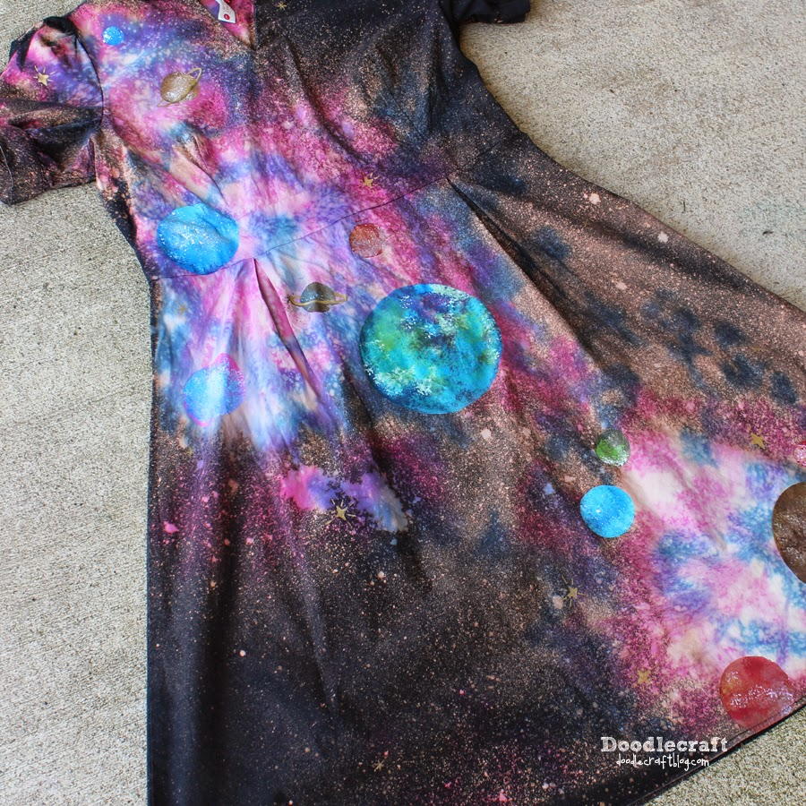 How to Make Galaxy Print | AllFreeSewing.com