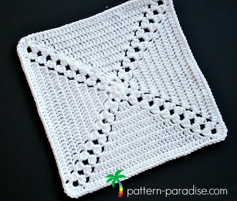 Garden Trellis Afghan Square | AllFreeCrochet.com