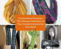 202 Crochet Scarf Patterns: The Ultimate Collection of Free Crochet ...