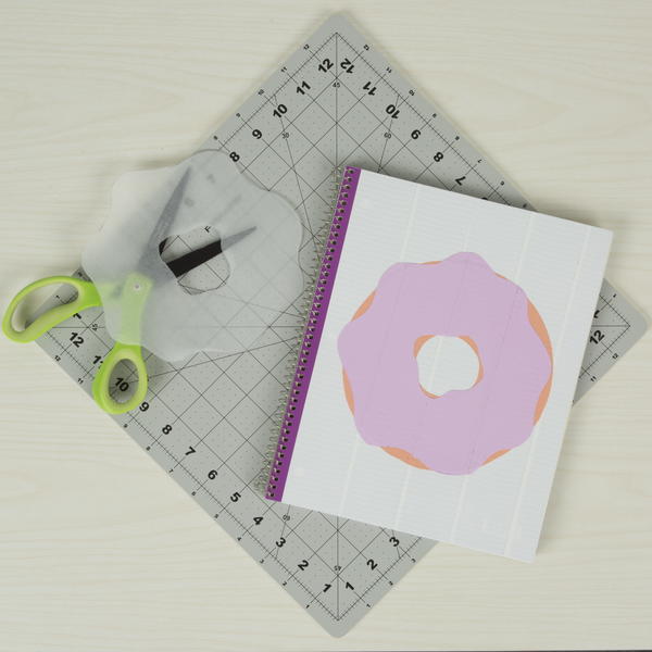 Donut Notebook Duct Tape Craft for Kids | AllFreeKidsCrafts.com