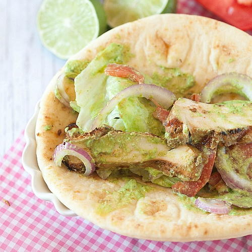 Grilled Peruvian Chicken Wraps | RecipeLion.com