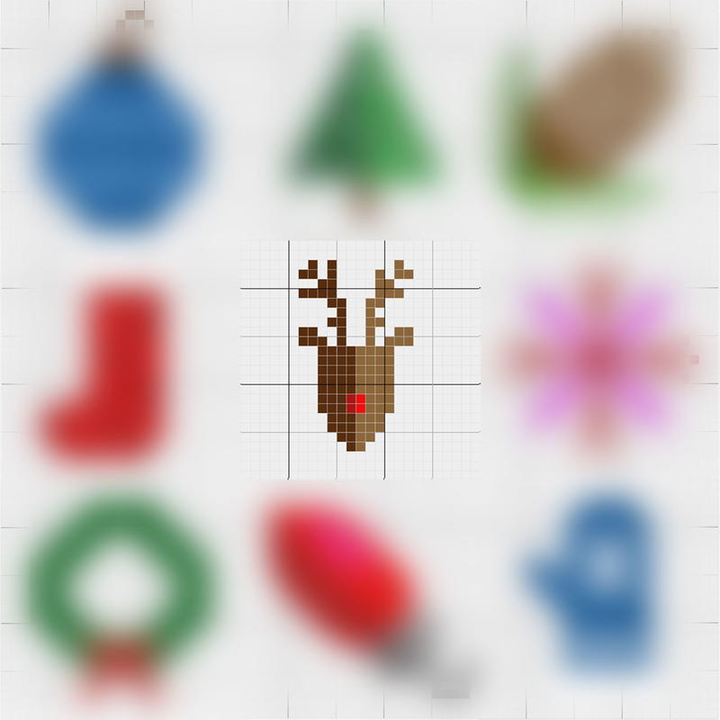 Corner to Corner Rudolph Graph for a Christmas Afghan | AllFreeCrochet.com