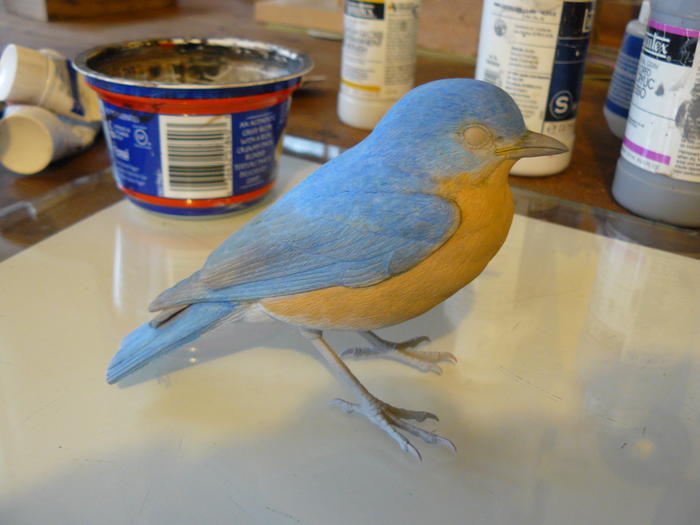 Eastern Bluebird, Part Two | wildfowl-carving.com