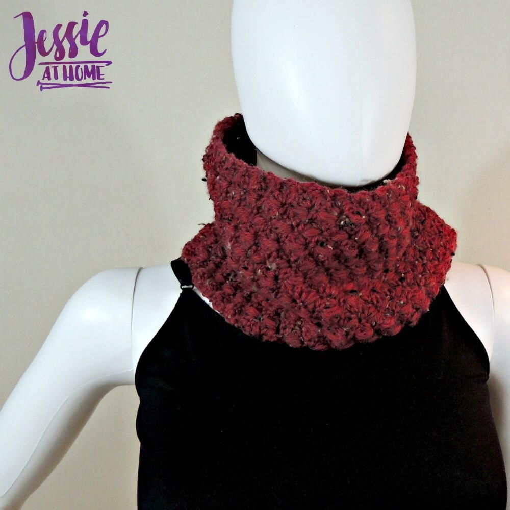Puffed Shells Cowl | AllFreeCrochet.com
