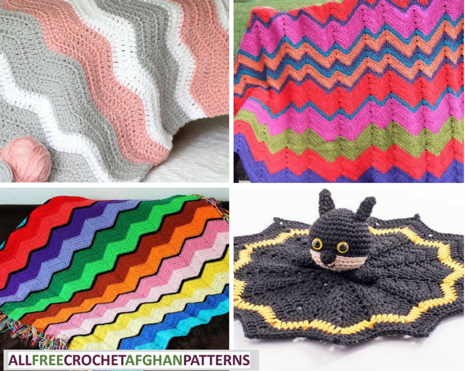 20 Easy Ripple Crochet Blankets | AllFreeCrochetAfghanPatterns.com