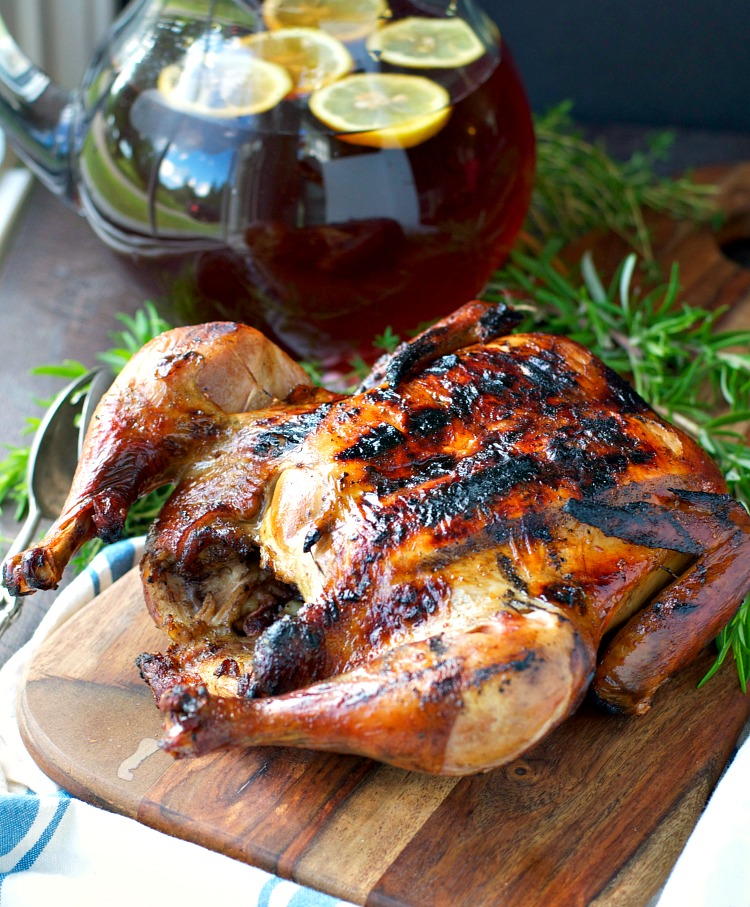 Grilled Sweet Tea Chicken | FaveHealthyRecipes.com