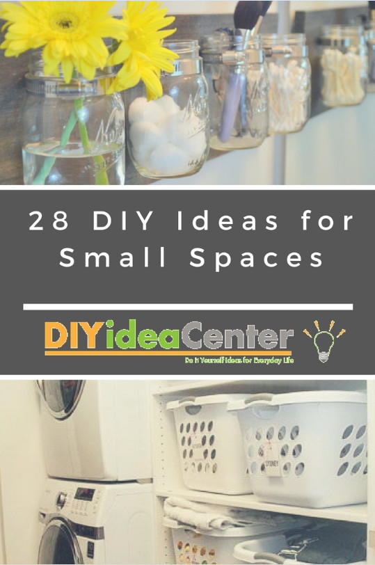 28 DIY Ideas for Small Spaces | DIYIdeaCenter.com