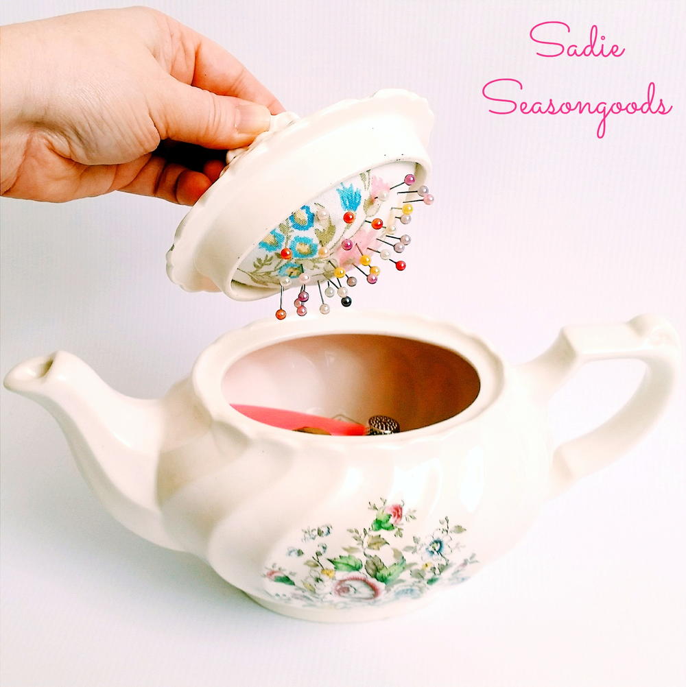 Little Teapot Pincushion Tutorial | AllFreeSewing.com