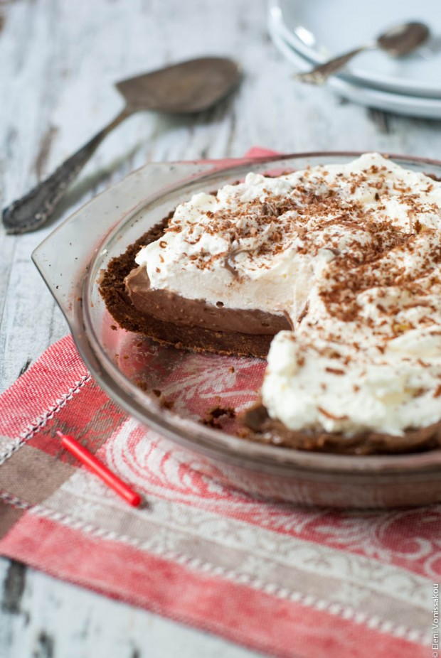 Chocolate Pie with Slow Cooker Chocolate Custard ...