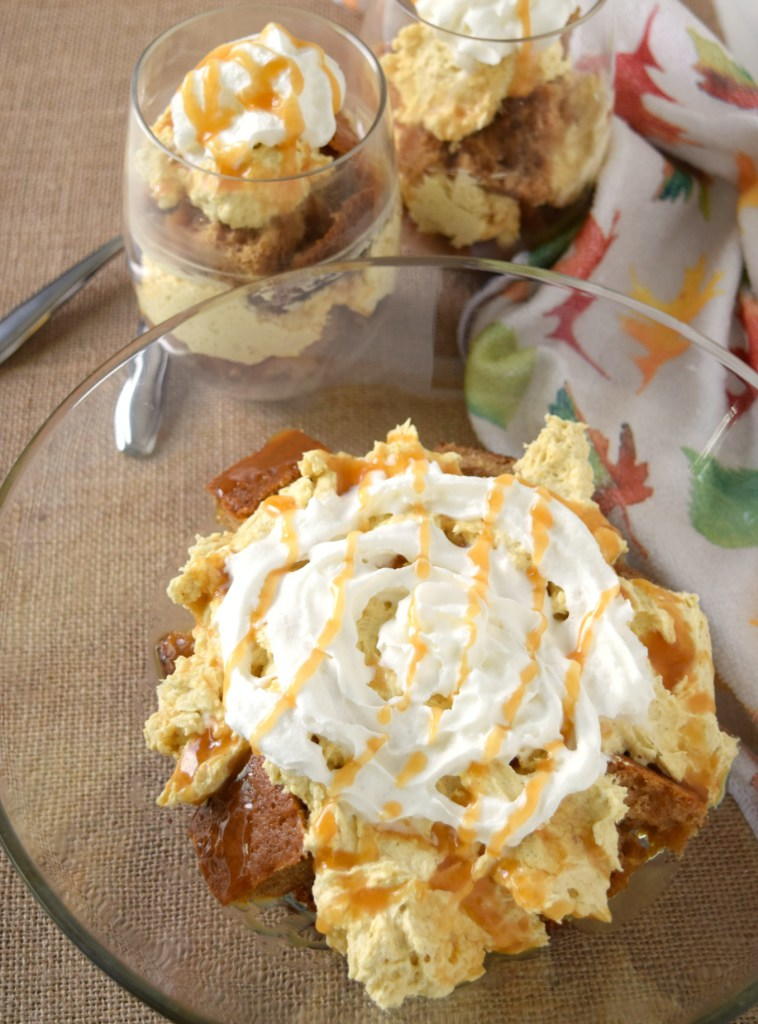 Fall Favorite Pumpkin Mousse Trifle | FaveSouthernRecipes.com