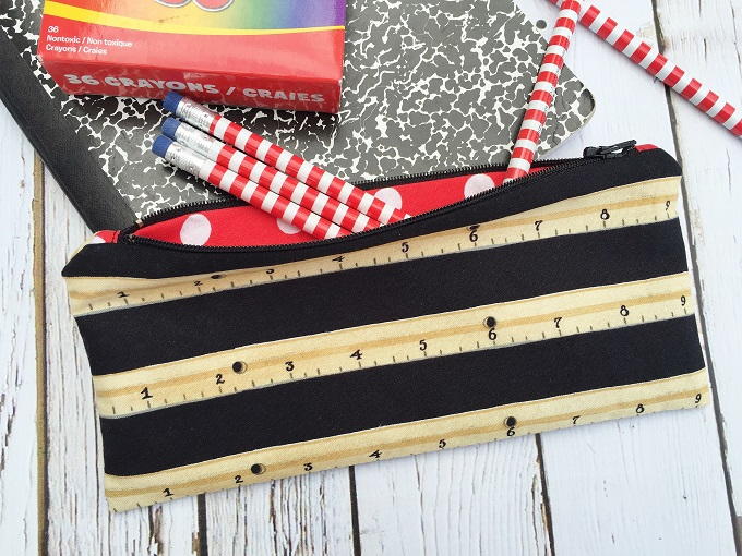 Perfect Pencil Zipper Pouch | AllFreeSewing.com