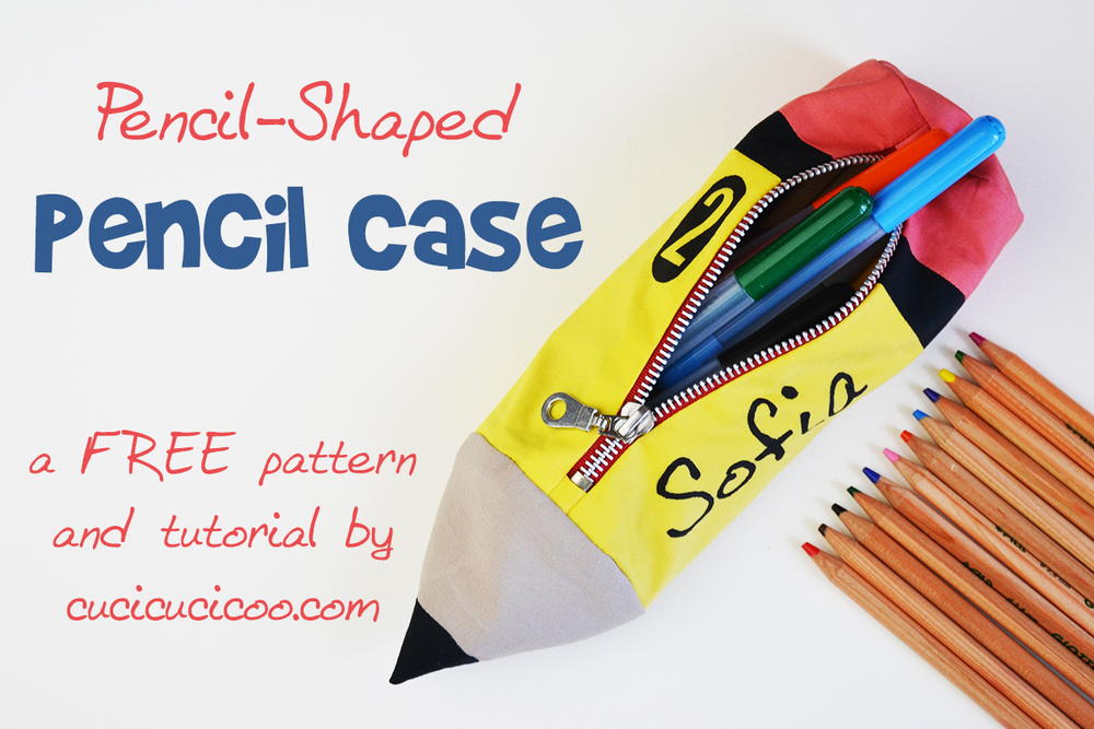 Pencil-shaped Pencil Case | FaveCrafts.com
