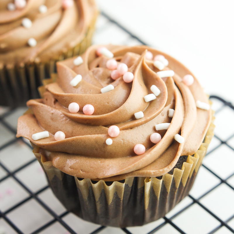 Chocolate Lava Cupcakes from Scratch | TheBestDessertRecipes.com