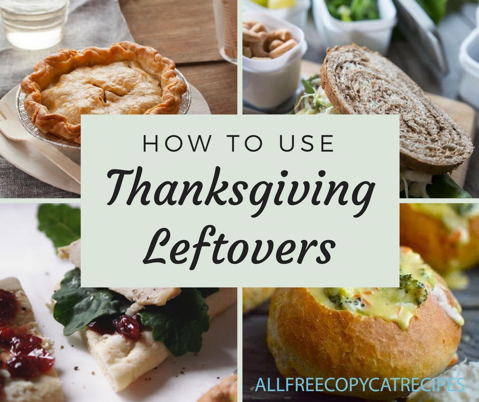 How to Use Thanksgiving Leftovers | AllFreeCopycatRecipes.com