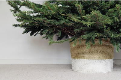 Christmas Tree DIY Rope Basket | DIYIdeaCenter.com