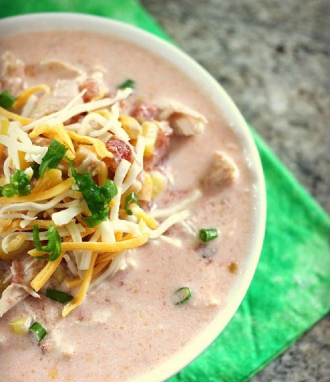 Slow Cooker Chicken Salsa Soup | FaveGlutenFreeRecipes.com