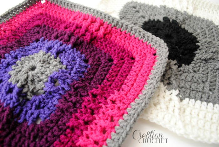 Colorful Windmill Granny Square | FaveCrafts.com