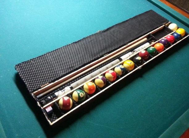 DIY Wooden Box for Billiard Supplies | DIYIdeaCenter.com