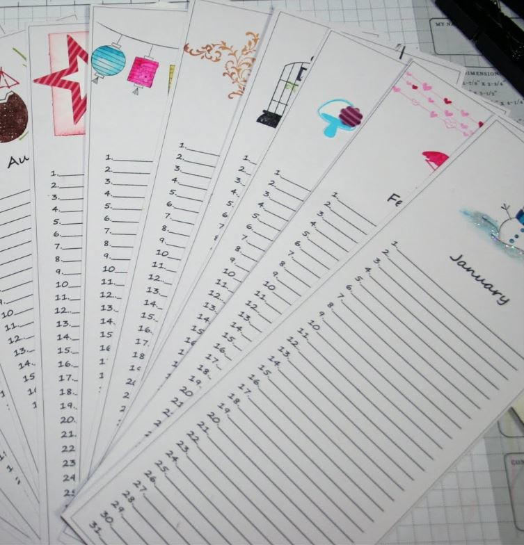 Homemade Hanging Calendar AllFreePaperCrafts Homemade Hanging Calendar AllFreePaperCrafts