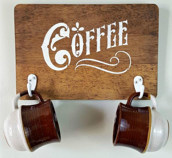 Rustic Coffee DIY Wood Sign | DIYIdeaCenter.com