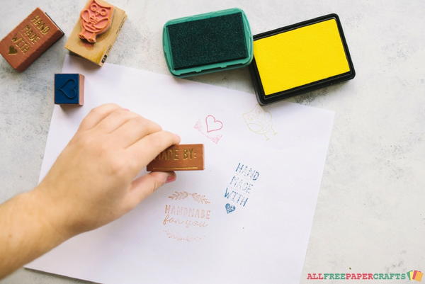 How to Use a Rubber Stamp + 10 Stamping Projects | AllFreePaperCrafts.com