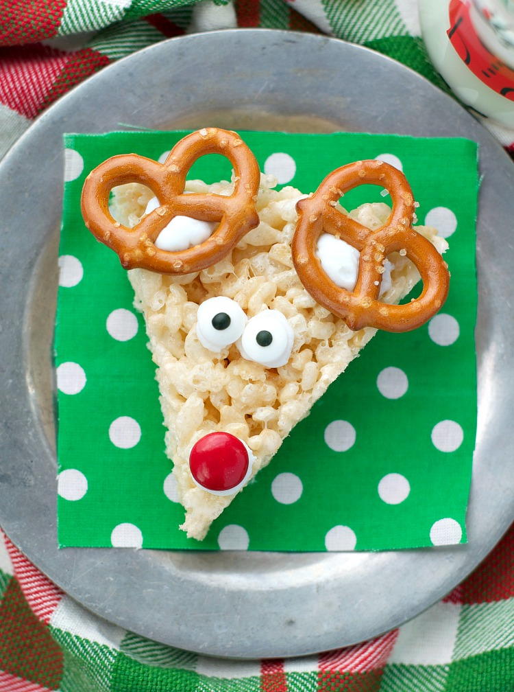Rudolph Rice Krispies Treats | RecipeLion.com