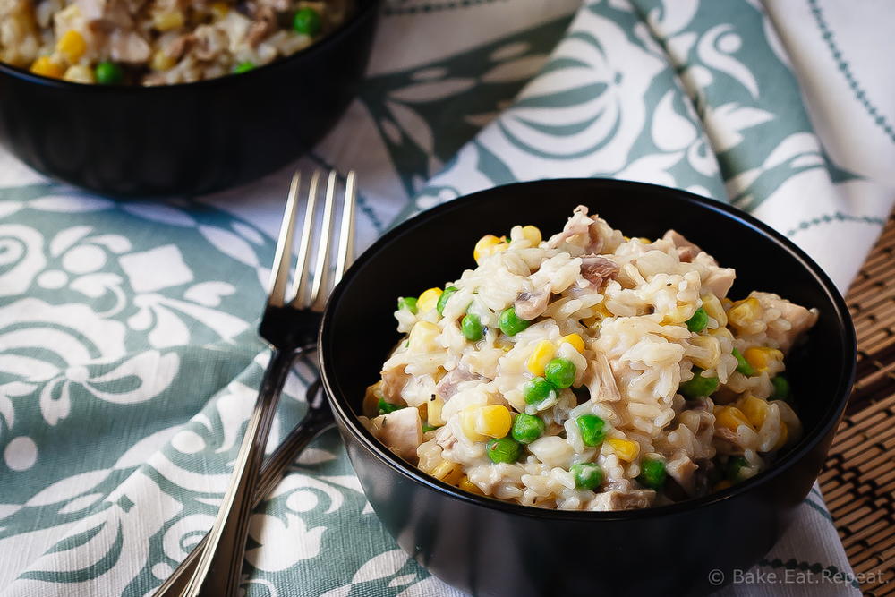 Creamy One Pot Turkey and Rice | RecipeLion.com
