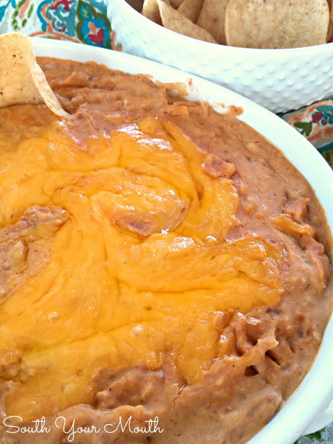 Tex-Mex Taco Bean Dip | FaveSouthernRecipes.com