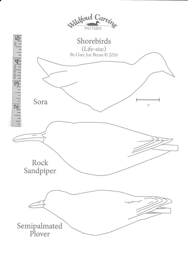 Vintage Silhouette Shorebirds | wildfowl-carving.com