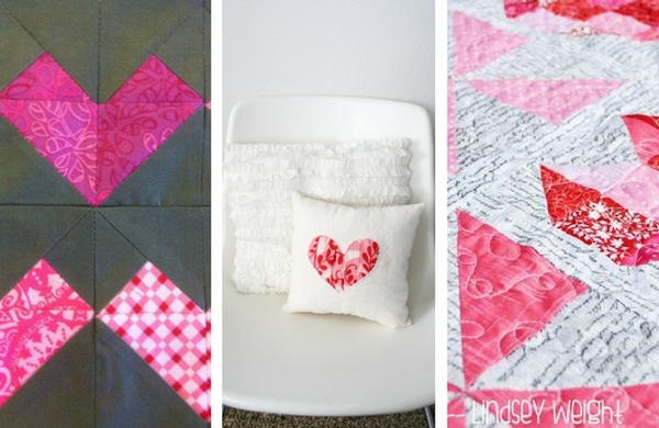 The 15 Best Valentine Ideas and Heart Block Quilt Patterns | FaveQuilts.com