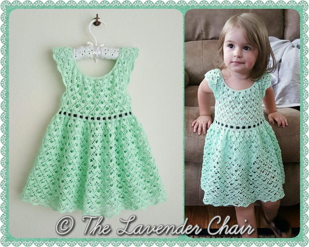 Lacy Shells Dress | AllFreeCrochet.com