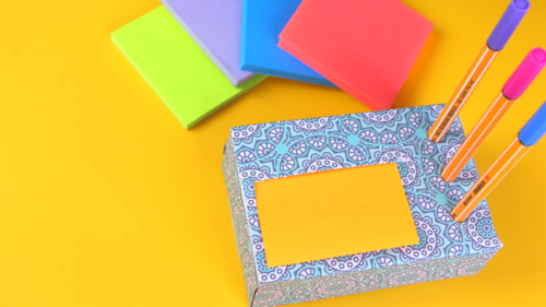 Pop Up Post-it Note Dispenser | AllFreePaperCrafts.com