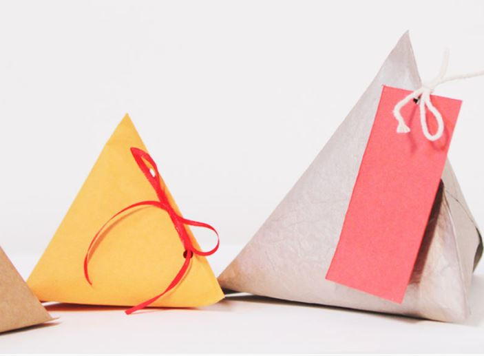 Thrifty Triangle Gift Box Idea | AllFreePaperCrafts.com