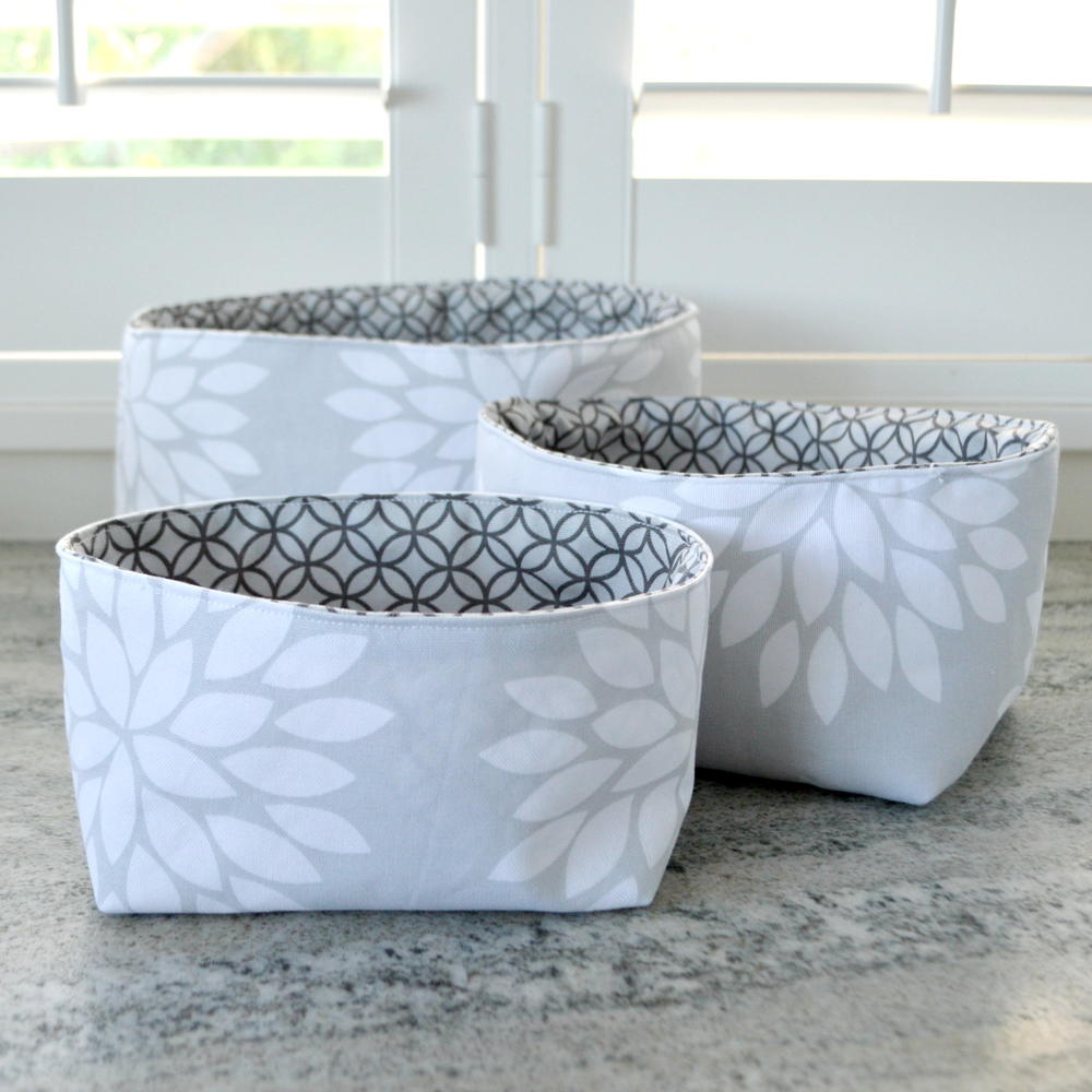 Nesting Baskets Tutorial | AllFreeSewing.com