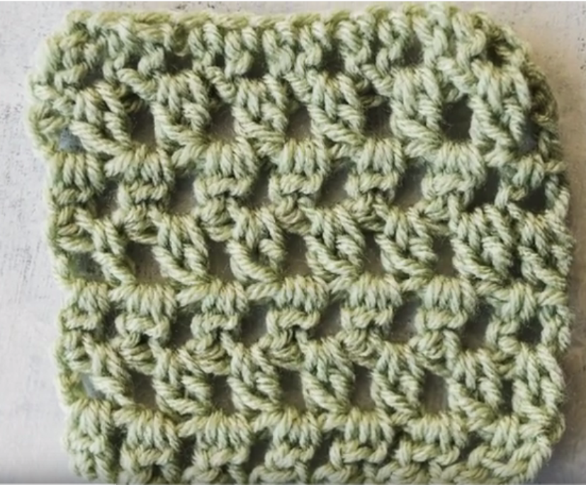2 Double Crochet Cluster Stitch | AllFreeCrochet.com