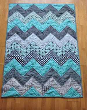 Jungle Path Baby Quilt | FaveQuilts.com
