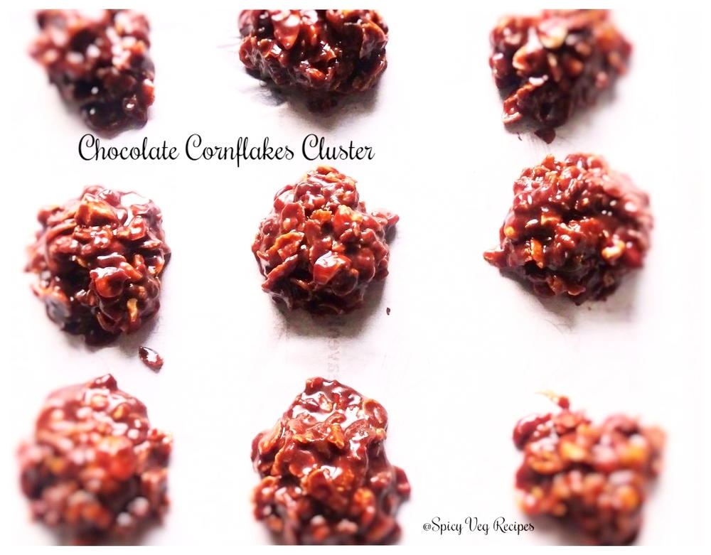 Nutty Chocolate Cornflakes Cluster Recipe | RecipeLion.com