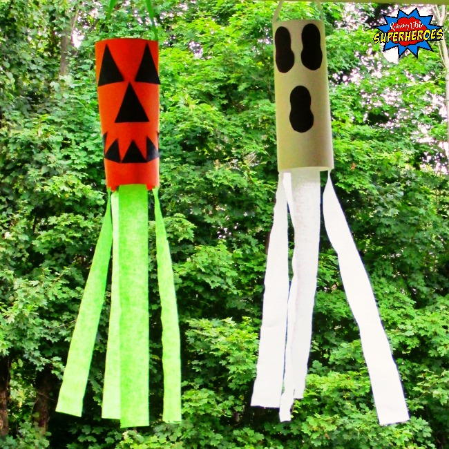 Halloween Windsocks | AllFreeKidsCrafts.com