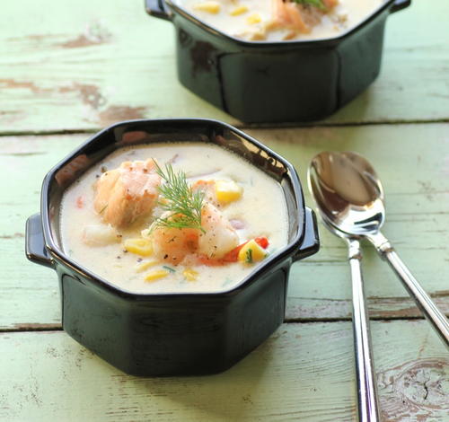 Soul Warming Restaurant-Style Seafood Chowder | AllFreeCopycatRecipes.com