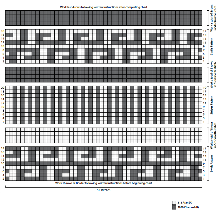 Swirls and Stripes Mosaic Bag | AllFreeKnitting.com