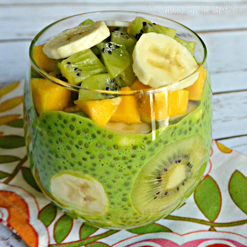 Green Chia Pudding | FaveHealthyRecipes.com