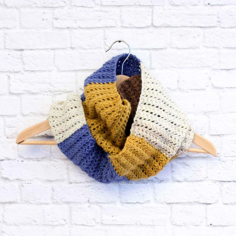 Piece of Cake Caron Cakes Cowl Pattern | AllFreeCrochet.com