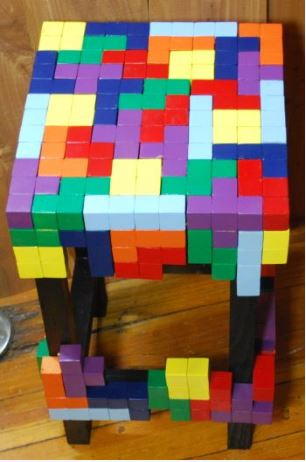 Tetris DIY Simple Table | DIYIdeaCenter.com