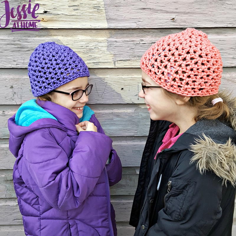 V-Stitch Hats For All | AllFreeCrochet.com