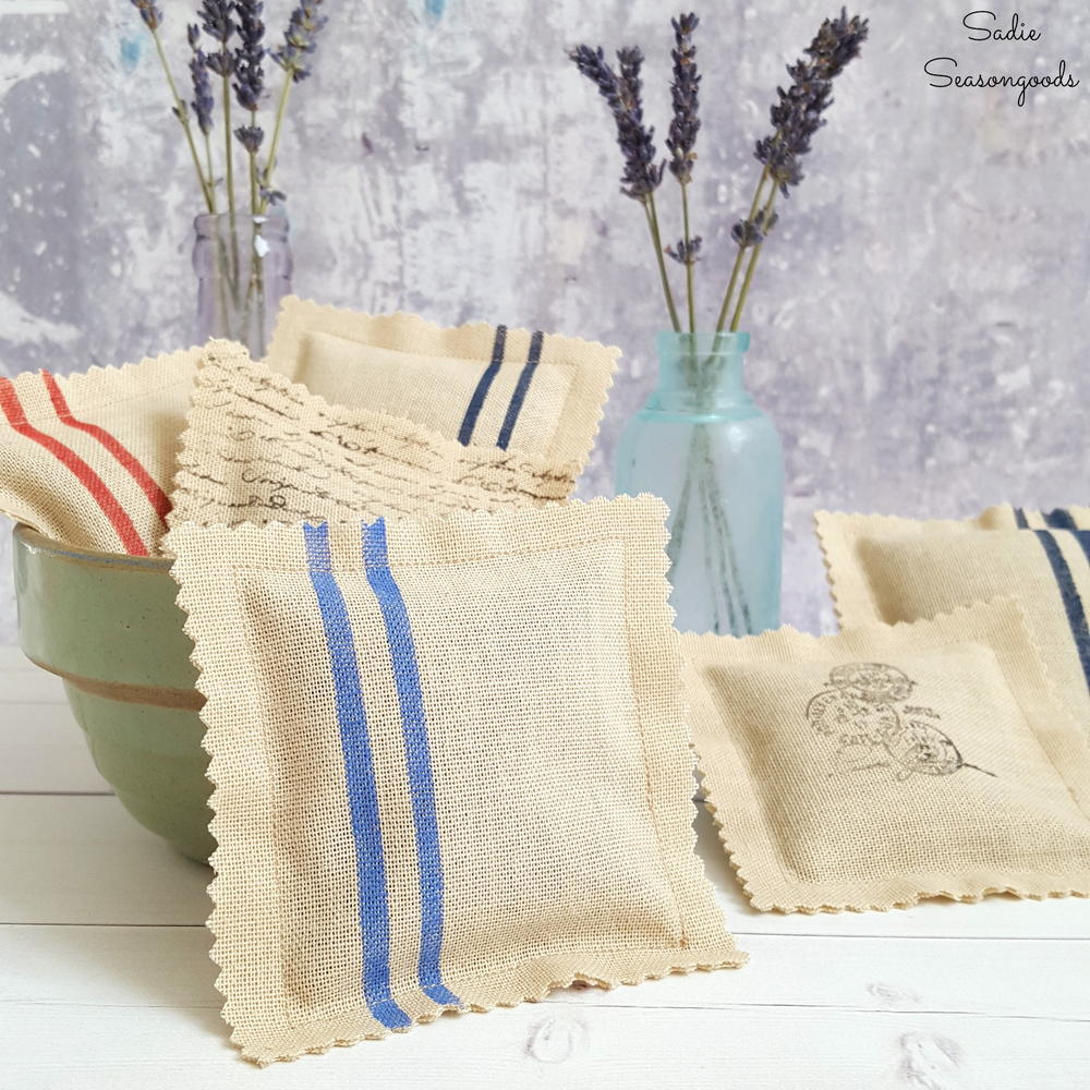 Rustic French Lavender Sachets | AllFreeSewing.com