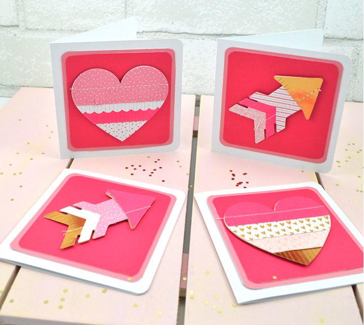 3D Sticker Mini Valentine's Day Cards | AllFreePaperCrafts.com
