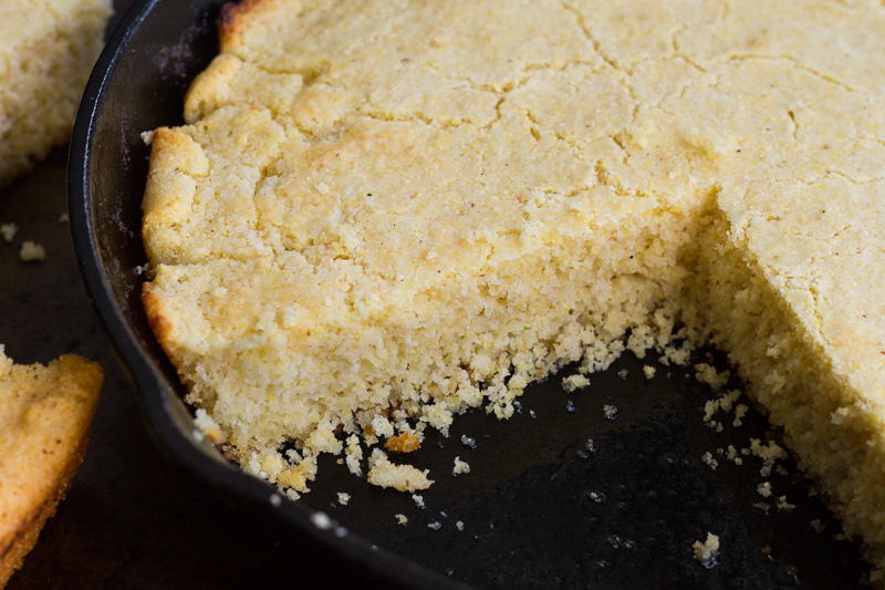 Southern Cast Iron Skillet Cornbread | FaveSouthernRecipes.com