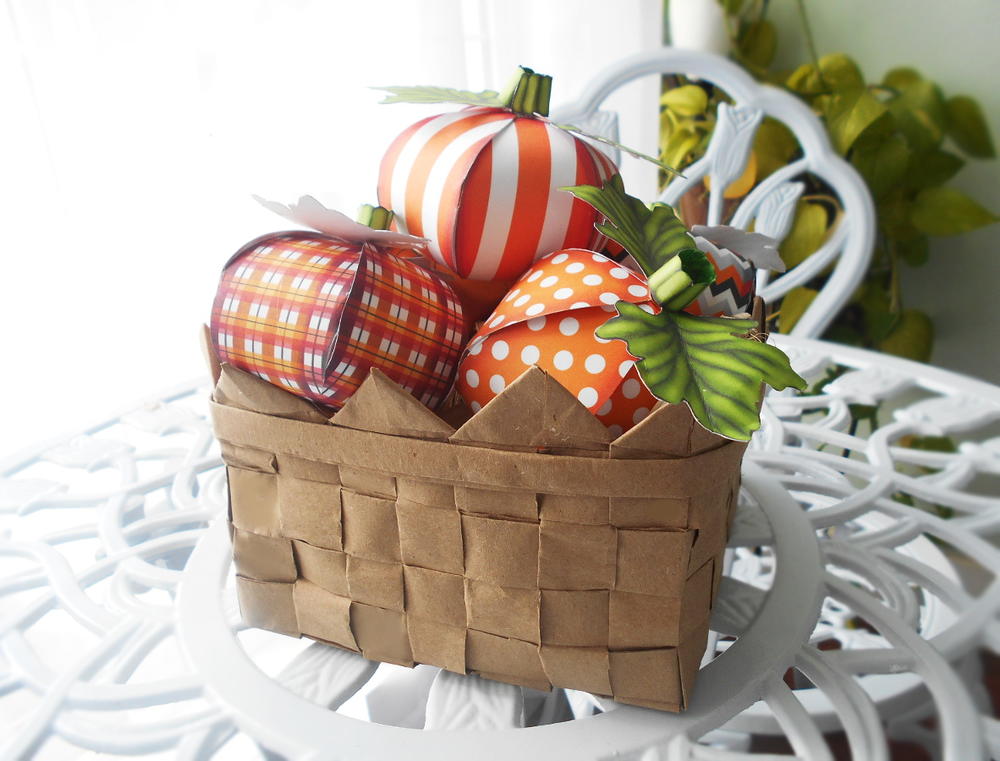 Printable Pumpkin Treat Boxes | AllFreePaperCrafts.com